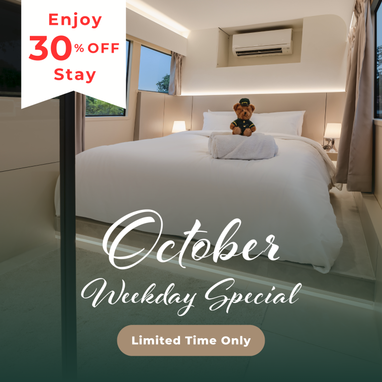 The Bus Collective | Single Decker Bus Hotel near Changi Village Singapore