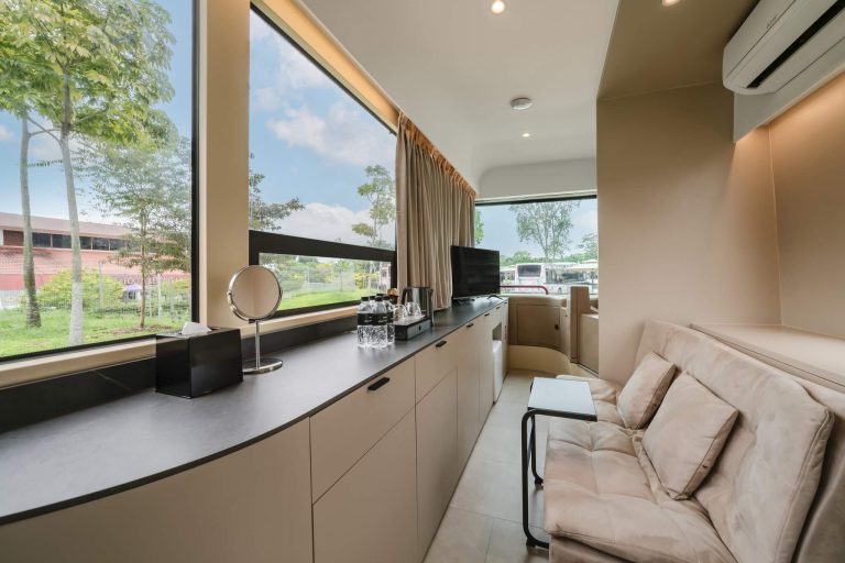 The Bus Collective | Single Decker Bus Hotel near Changi Village Singapore